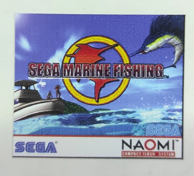 SEGA MARINE FISHING Per Sega Naomi Compact Flash cf card arcade EUR 40 ...