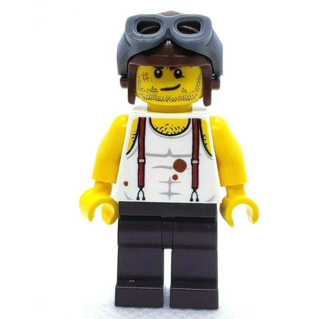 LEGO MINIFIGURE MAC McCloud Aviator Cap pha006 Pharoah's Quest £3.58 ...