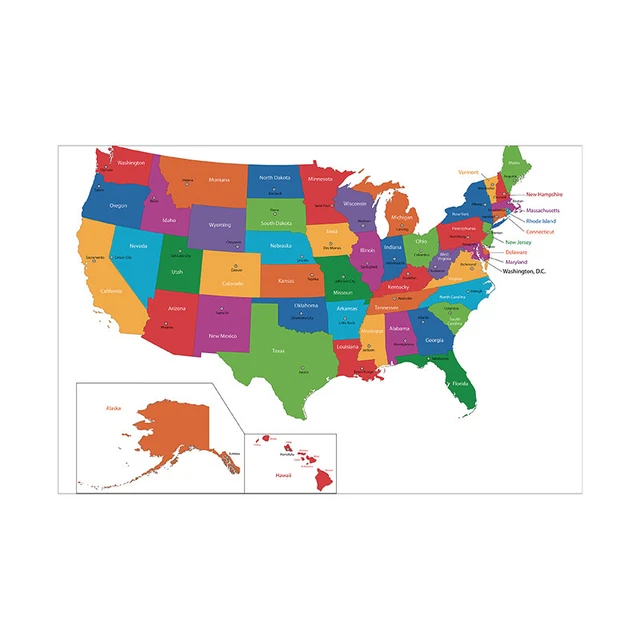 AMERICA POLITICAL MAP Administrative Map English Maps Background Home ...