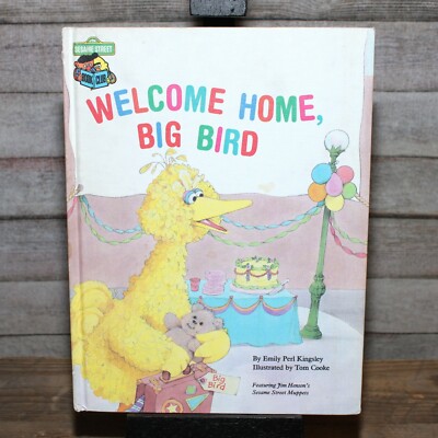 SESAME STREET BOOK Welcome Home, Big Bird (1985,First Edition) £13.34 ...