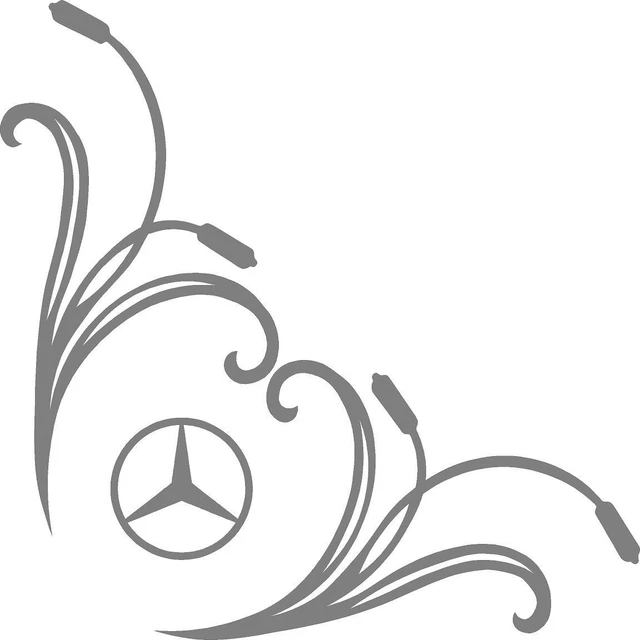 MERCEDES TRUCK CAB window stickers (pair) logos £11.47 - PicClick UK