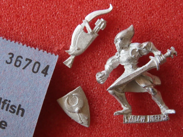 GAMES WORKSHOP MORDHEIM Elf Shadow Warriors Warrior Metal Figure Elves ...