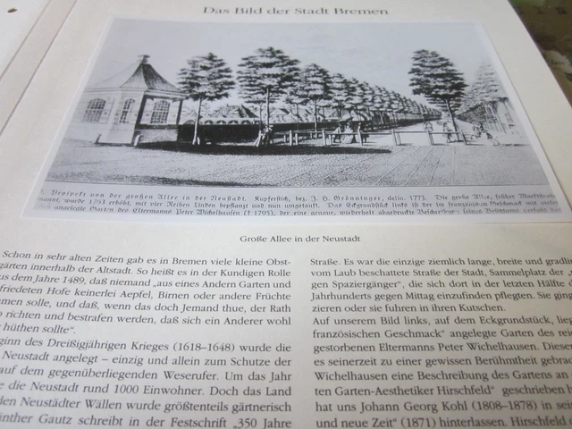 BREMEN ARCHIV 1 Stadtbild 1123 Große Allee in der Neustadt EUR 5,41 ...