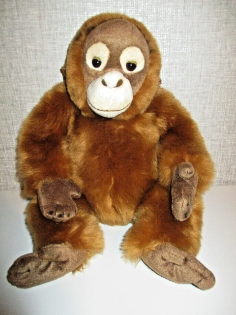 LIVING NATURE ORANG-UTAN Weich Flauschiger Teddyaffe Affe Kuschelig ...