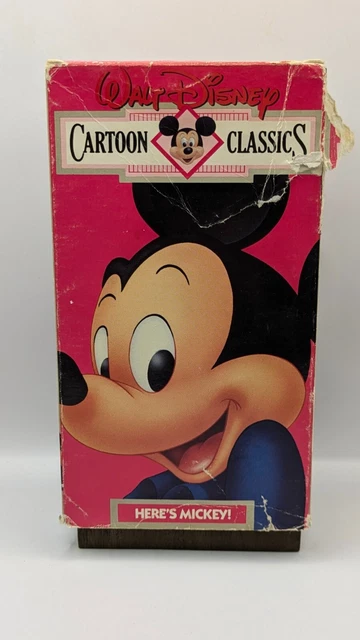 WALT DISNEY CARTOON Classics : Here's Mickey Volume 1 (VHS, 1987 ...