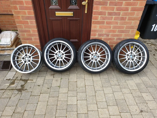 GENUINE BMW 18& E38 Style 32 alloy wheels - Very rare 8j / 9j staggered ...