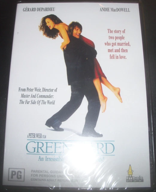 GREEN CARD (GERARD Depardieu Andie MacDowell) (Australia Region 4) DVD ...