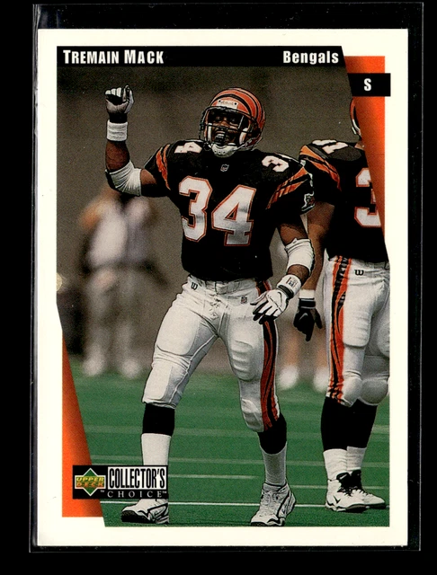 1997 COLLECTOR'S CHOICE #402 Tremain Mack RC Cincinnati Bengals EUR 1 ...