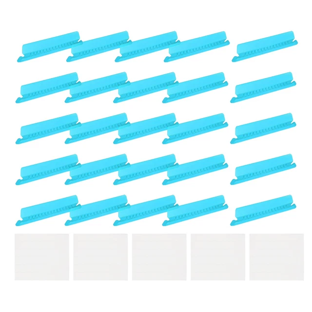 HANGING FILE FOLDER Tabs, 4 Inch File Folder Tabs and Inserts, Blue, 50 ...