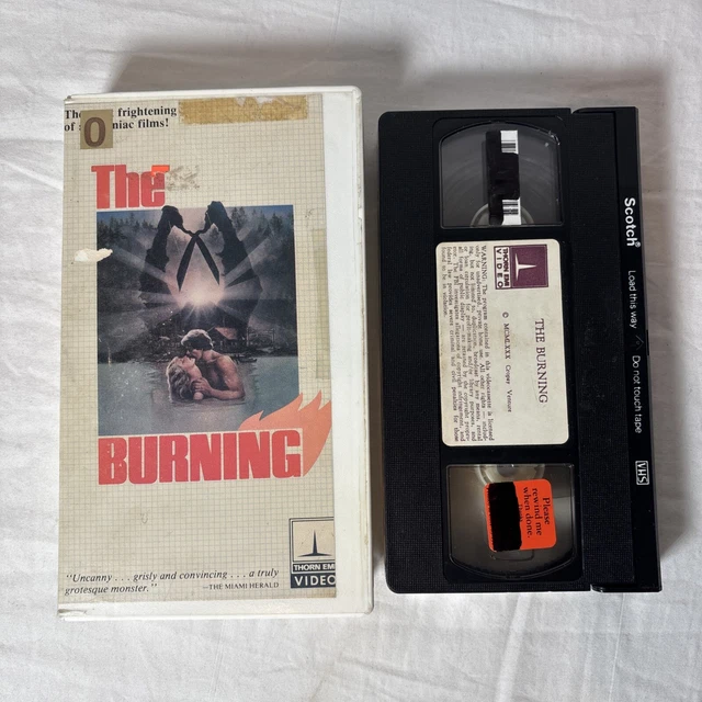 THE BURNING FIRST Release (1981) Thorn EMI VHS Horror Rare Jason ...