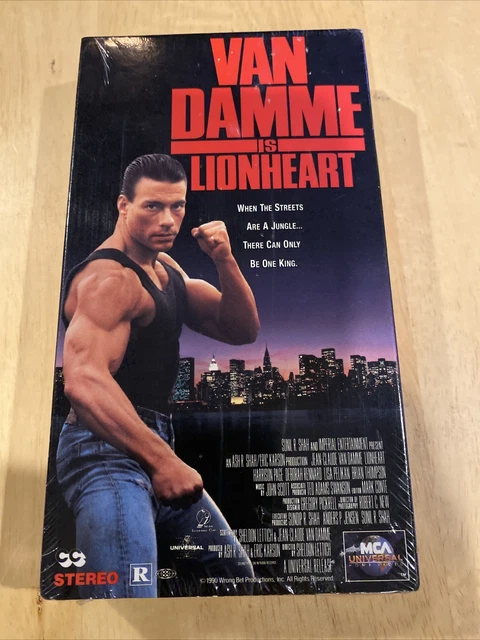 LIONHEART JEAN-CLAUDE VAN Damme VHS Tape Factory Sealed EUR 11,71 ...