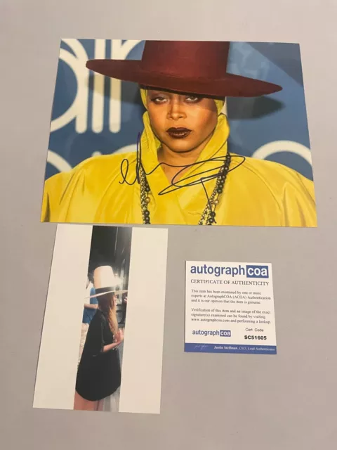ERYKAH BADU IN-PERSON 2019 signed Foto 20 x 25 Autogramm autograph ...