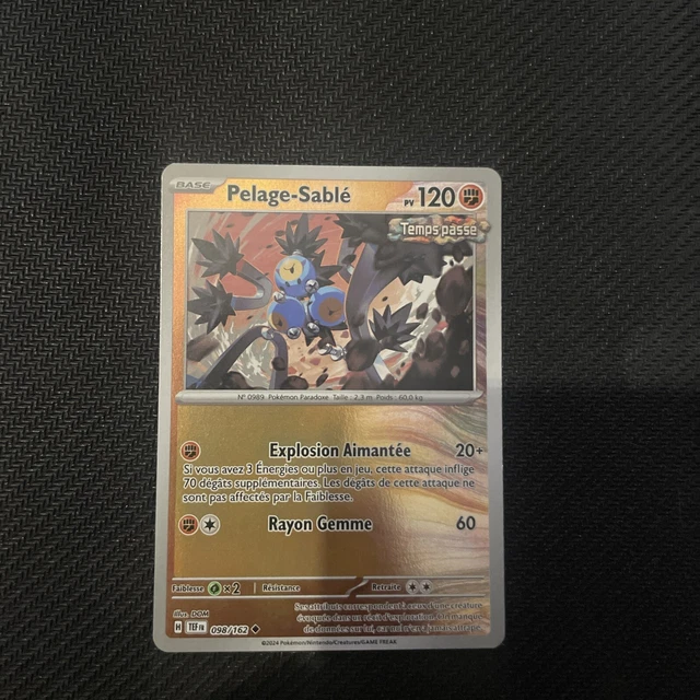 CARTE POKÉMON PELAGE-SABLÉ 098/162 EV05 Reverse Forces Temporelles TEF ...