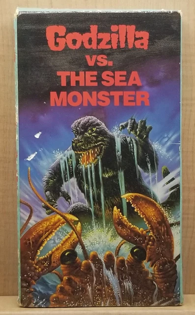 GODZILLA VS THE Sea Monster VHS Cassette Tape - 1967 - 1987 Horror ...