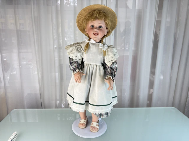 POUPON DE COLLECTION pour Collection, Porcelaine Poupée 65 Cm. État Parfait EUR 95,11 - PicClick FR