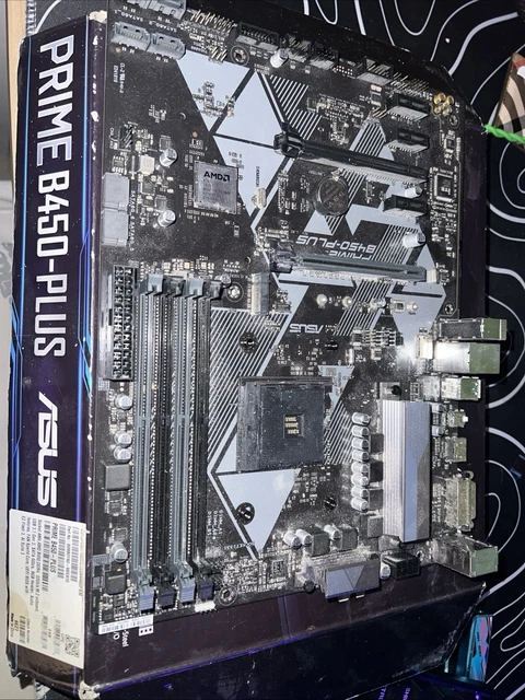 ASUS PRIME B450-PLUS Socket AM4, AMD (B450PLUS) Motherboard £57.90 ...