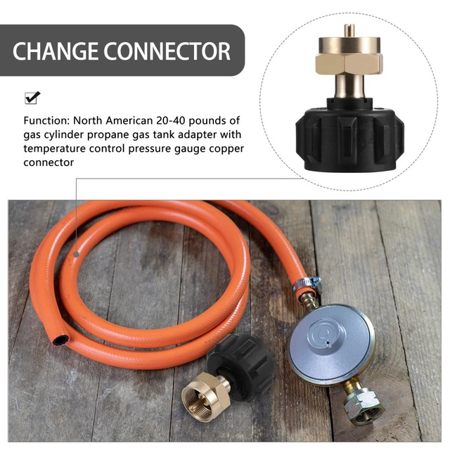 PROPANE TANK CONNECTOR Refill Adapter Gas Converter for Camping £12.68 ...
