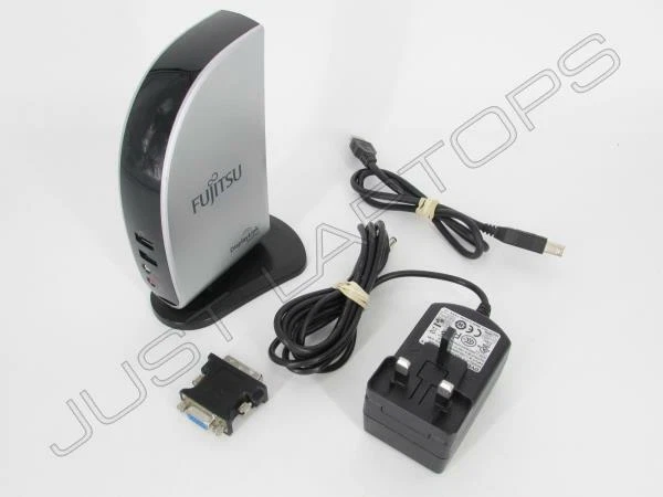 FUJITSU USB 2.0 Replicatore di Porta Docking Station W / DVI + PSU per ...