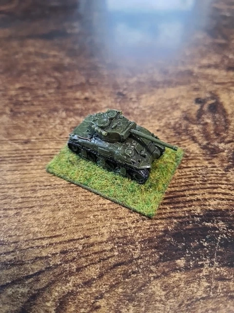 15MM WW2 ASSAULT Well Painted TANK on Stand - Metal - Lot 13 of 36 ...