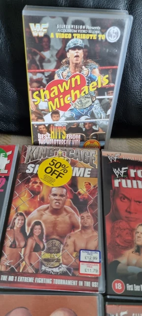 WWF / WWE 2004 Retail VHS X7 Wrestling Tapes Bundle Best Of Raw Royle ...