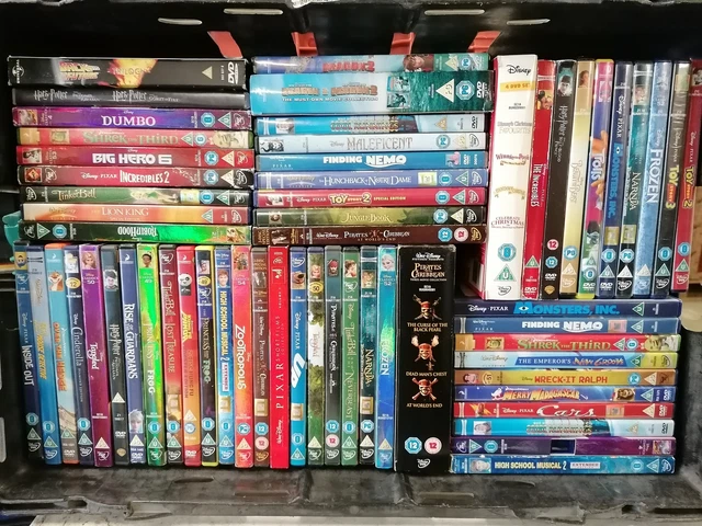 CHILDRENS KIDS FAMILY DVDs Disney Pixar Nickelodeon Dreamworks Lot ...