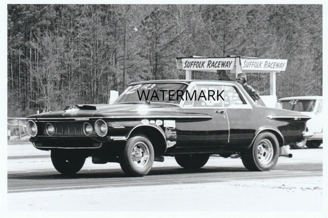 VINTAGE DRAG RACING-AL Rash-1962 413 Plymouth Fury "Max Wedge"-SUFFOLK ...