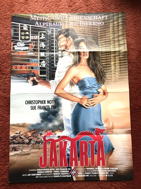 JAKARTA VIDEOPLAKAT POSTER A1, Sue Francis Pai, Christopher Noth EUR 5,90 - PicClick DE