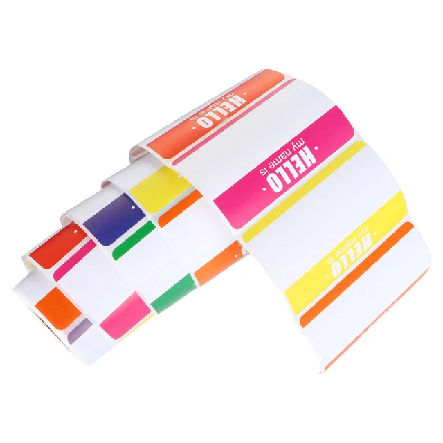 CLASSIFICATION LABEL STICKER Classify Mark Blank Name Tag Plain Tags £ ...