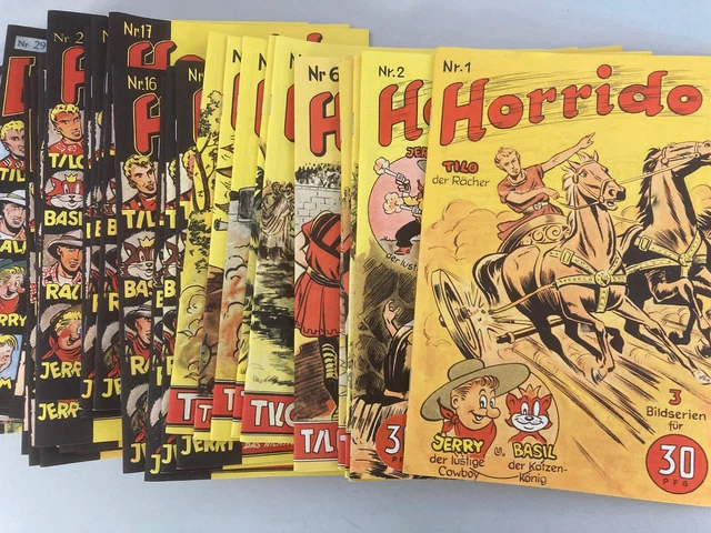 QUADERNI FUMETTI HORRIDO 1-56 completi (ristampe serie anni 50) [2228 ...
