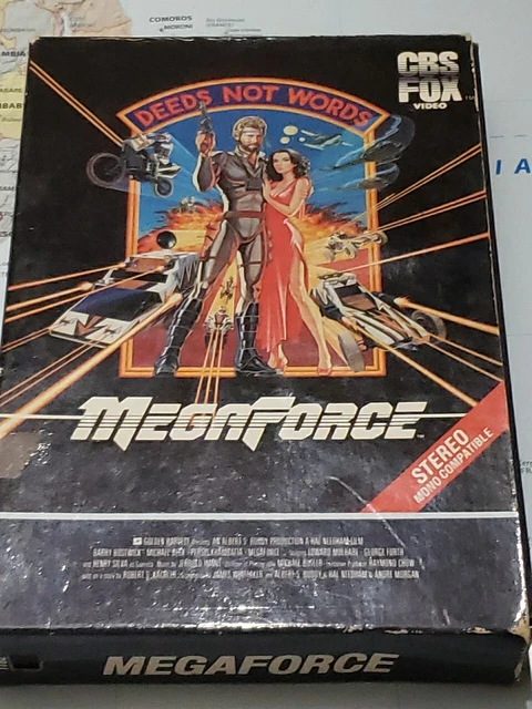 MEGAFORCE*VHS*CBS FOX VIDEO - Rare* Sci-Fi* Action* Barry Bostwick £23.21 - PicClick UK