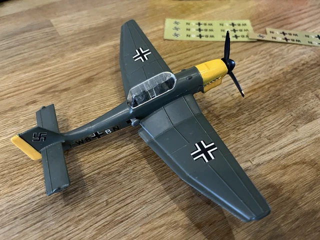 GERMAN WW2 JUNKERS Ju 87b Stuka Fighter Bomber Plane - Dinky Toys No ...