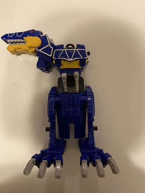 POWER RANGERS DINO Charge Megazord Deluxe Spino Zord Blue T-Rex Figure ...