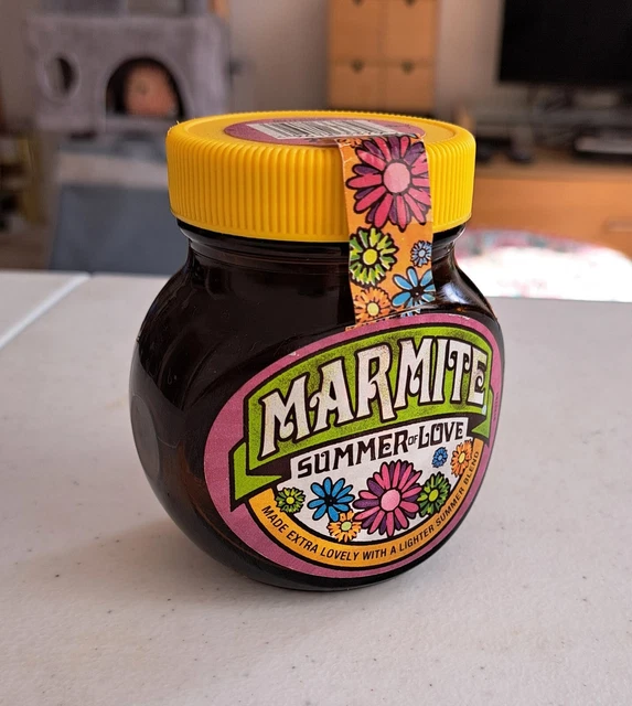 MARMITE SUMMER OF Love Limited Edition Empty Jar Rare Collectable Very ...
