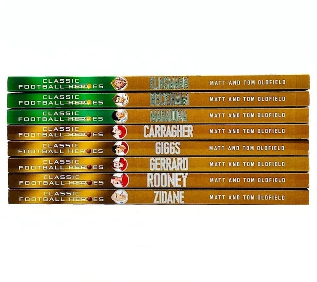 CLASSIC FOOTBALL HEROES Series 8 Books Collection Set by Matt, Tom ...