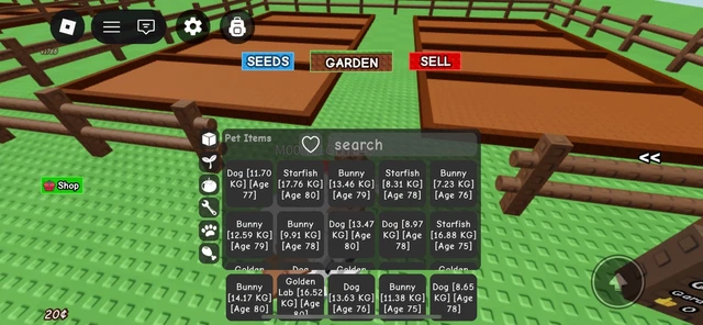 AGE 75-80 RANDOM PET🌱GROW A GARDEN🪴 🎮ROBLOX (Fast Delivery🚀)🌱 EUR 1,00 ...