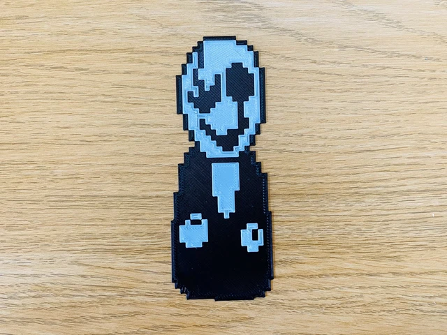 UNDERTALE INSPIRED GASTER Bookmark - 3D Printed £3.00 - PicClick UK