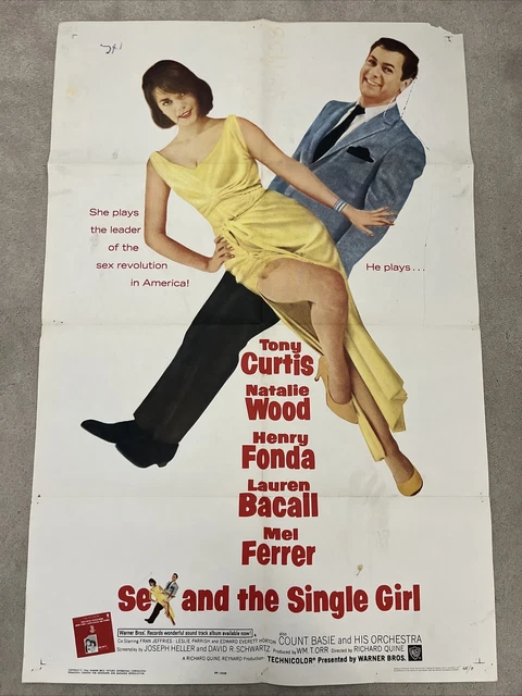 Sex And The Single Girl 1965 Original Us One Sheet Movie Poster £3 00 Picclick Uk