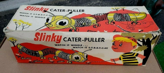 VINTAGE SLINKY CATER-PULLER James Industries in Original Box ...