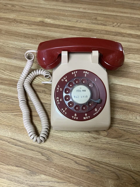 VINTAGE BELL SYSTEM Western Electric - Rotary Dial Telephone - Two-Tone ...