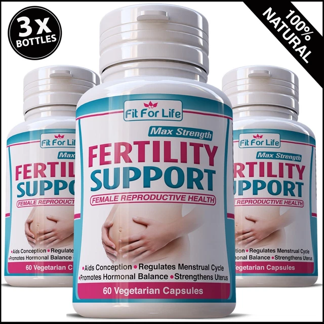 NATURAL INCREASE FEMALE Fertility Support Ovulation Conception Pills ...