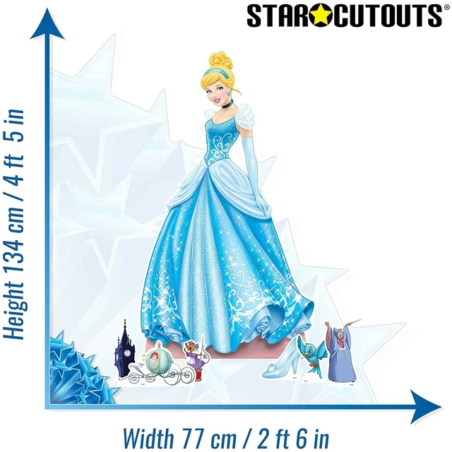 CINDERELLA DISNEY PRINCESS Cardboard Cutout Standee With Six Mini Party ...