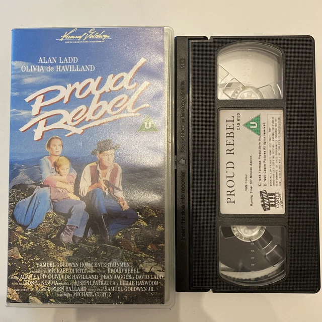 PROUD REBEL 1958 Movie Vhs Video Alan Ladd £9.99 - PicClick UK