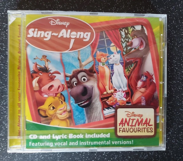 DISNEY SING-ALONG: ANIMAL Favourites [New & Sealed] CD and Lyric Book £ ...
