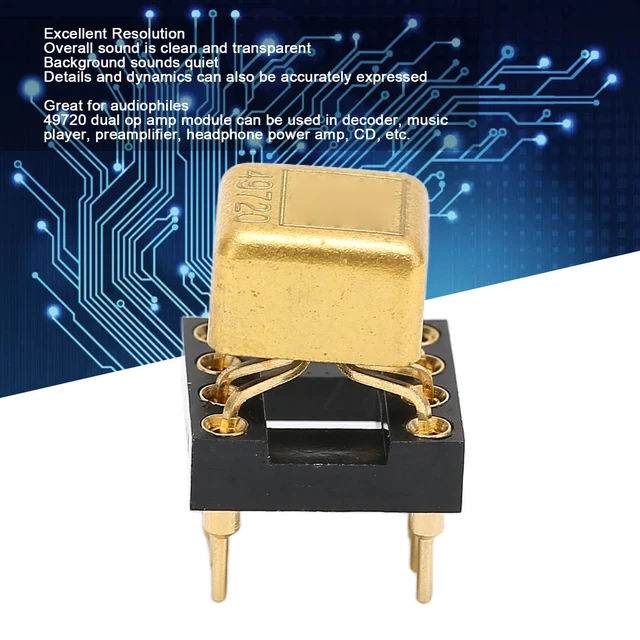 LME49720HA DUAL OP Amp HiFi Dual Operational Amplifier Board Upgrade ...