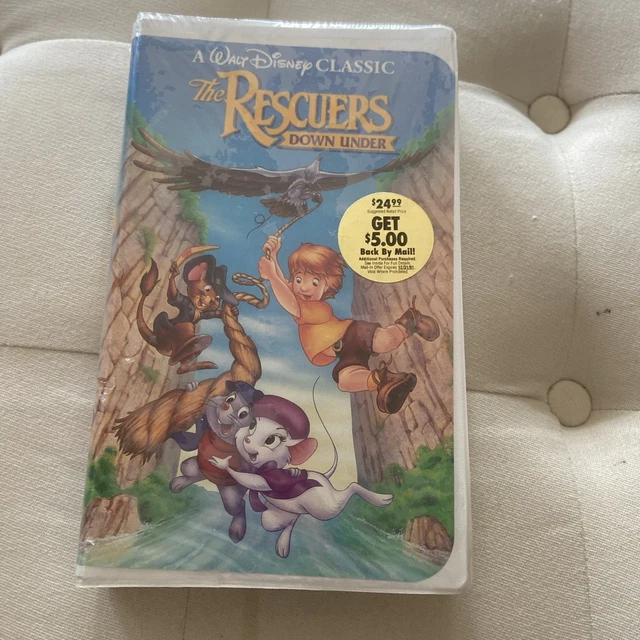 WALT DISNEYS THE Rescuers Down Under VHS Tape (New, Sealed, READ ...
