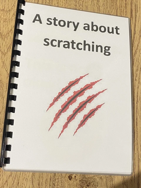 SCRATCHING SOCIAL STORY. asd/autism/special needs/adhd/yiung children ...