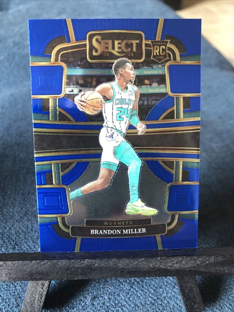2023-24 PANINI SELECT NBA Brandon Miller Blue Concourse Rookie #80 ...