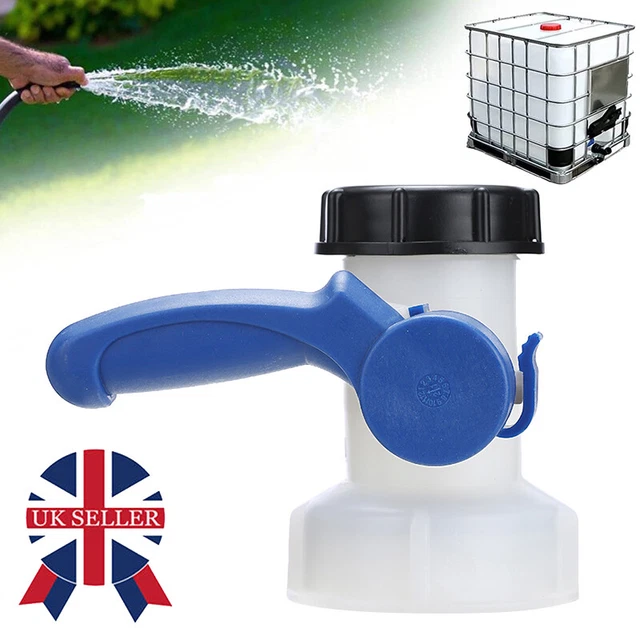 IBC TANK ADAPTER Butterfly Valve IBC Water Container Tap Fitting ...