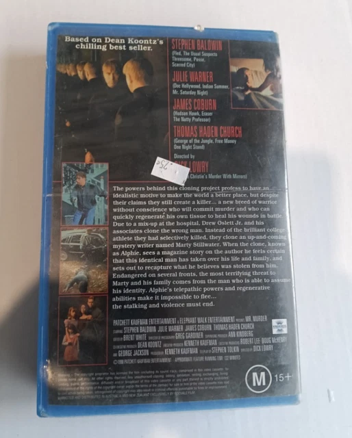 MR. MURDER BIG Box Ex Rental VHS Tape Baldwin Civic Video PAL AUS £12. ...