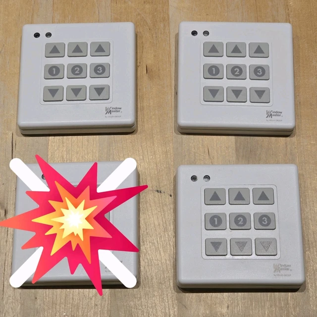 VELUX WINDOW MASTER WLI 130 0102 CombiLink 3-fach Taster EUR 25,00 ...